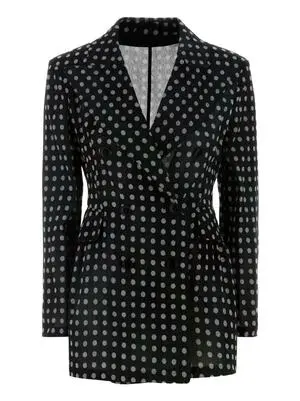 Ermanno Scervino Polka-dot Blazer - Black
