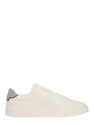 Tommy Hilfiger Logo-print Lace-up Sneakers - Neutrals