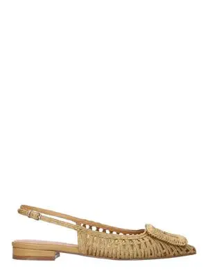 BIBI LOU Woven Ballet Flats - Neutrals