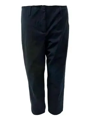 Prada Low-rise Cropped Trousers - Blue