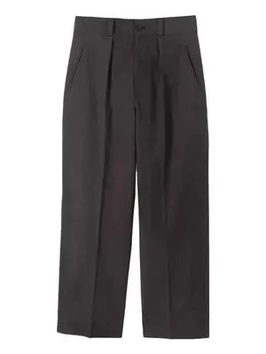 MARGARET HOWELL Pleated Jet-pocket Trousers - Grey