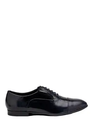 FRAU Polished-leather Oxford Shoes - Blue