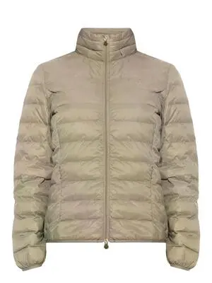 EA7 Logo-print Padded Jacket - Neutrals
