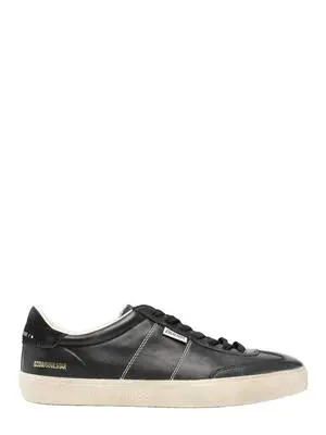 GOLDEN GOOSE Soul Star Contrast-stitch Sneakers - Black