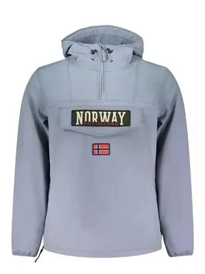 NORWAY 1963 Logo-patch Hooded Jacket - Blue