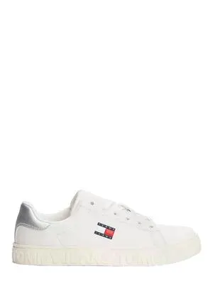 Tommy Hilfiger Logo Detail Low-top Sneakers - White