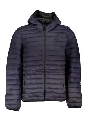 GIAN MARCO VENTURI VINTAGE Quilted Hooded Jacket - Blue