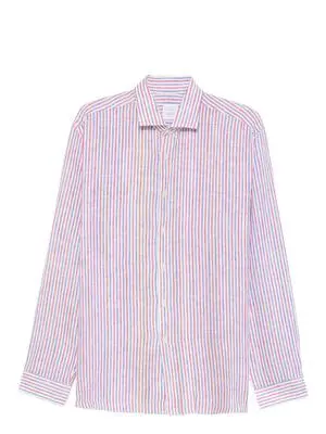 XACUS Striped Long-sleeve Shirt - Blue