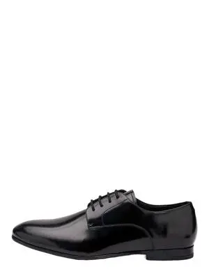 FRAU Polished Leather Derby Shoes - Black