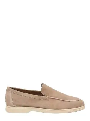FRAU Deconstructed Suede Loafers - Neutrals