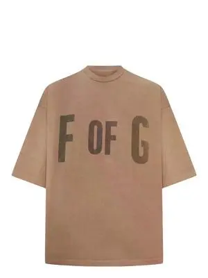 Fear Of God Logo-print T-shirt - Neutrals