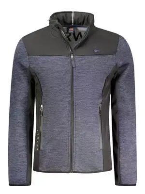 NORWAY 1963 Panelled Zip-up Sport Jacket - Blue