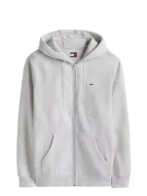 Tommy Hilfiger Essential Zip-up Hoodie - Grey