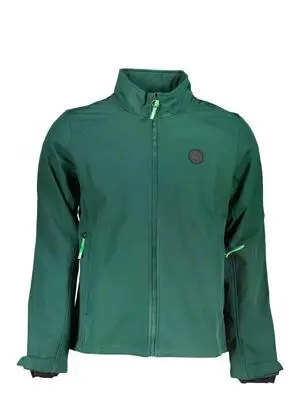 GIAN MARCO VENTURI VINTAGE Logo-patch Zip-up Jacket - Green