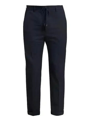 Peserico Drawstring Waistband Track Pants - Blue