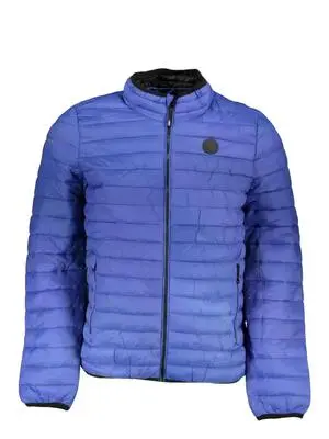 GIAN MARCO VENTURI VINTAGE Logo-patch Padded Jacket - Blue