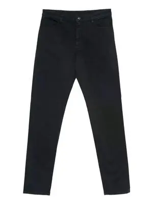 Canali Logo-patch Jeans - Blue