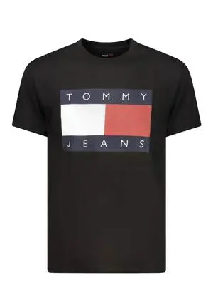 Tommy Hilfiger Logo-print T-shirt - Black