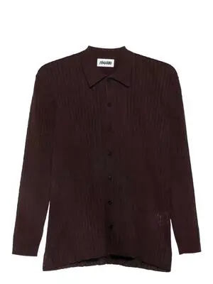 MAGLIANO Capricorn Cable-knit Button-down Shirt