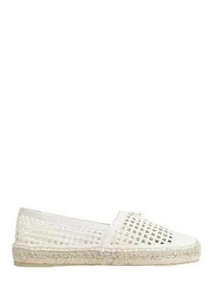 Prada Crochet Espadrilles - Neutrals
