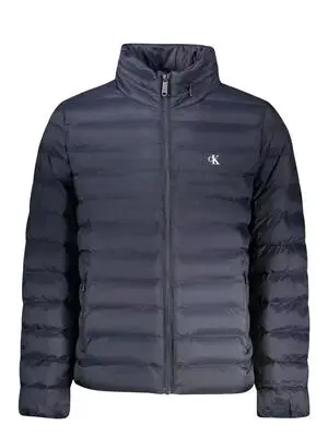 Calvin Klein Quilted Hooded Jacket - Blue