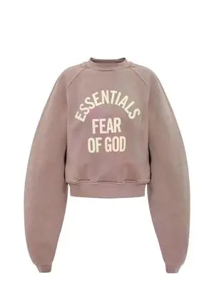 Fear Of God Logo-print Sweatshirt - Neutrals