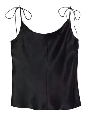 Tove Paloma Tie-strap Top - Black