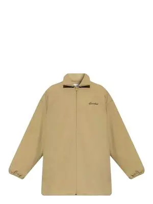 Fear Of God Logo-embroidered Zip-up Jacket - Neutrals