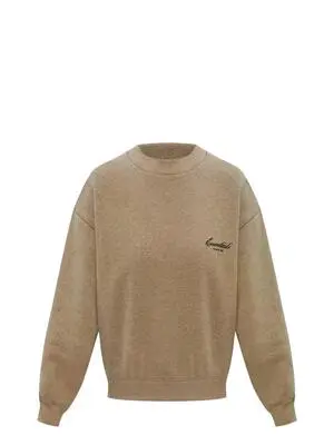 Fear Of God Essentials Logo-print Sweatshirt - Neutrals