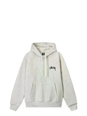 StÜssy 8 Ball Fade Drawstring Hoodie - Grey
