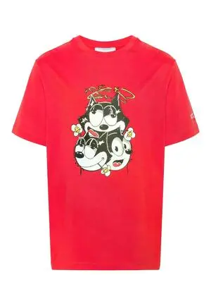 Iceberg X Felix The Cat Cotton T-shirt - Red