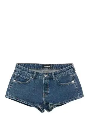 EB DENIM Portman Low-rise Denim Shorts - Blue