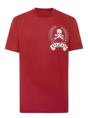 Philipp Plein Ss Logo-print T-shirt - Red