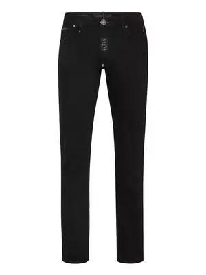Philipp Plein Super Straight-cut Jeans - Black