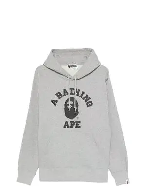 BAPE BLACK BY *A BATHING APE® Logo-print Hoodie - Grey