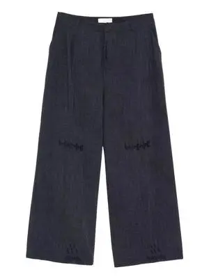 THESTROY Belt-loops Trousers - Blue