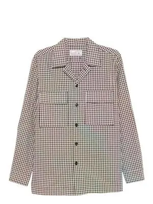 DEPARTMENT 5 Gocentre Gingham-check Shirt Jacket - Brown
