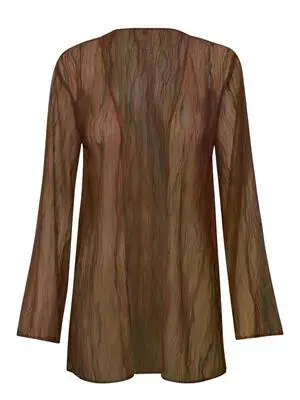 BAOBAB Gola Sheer Shirt - Brown