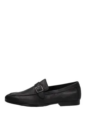 FRAU Buckle-detail Loafers - Black