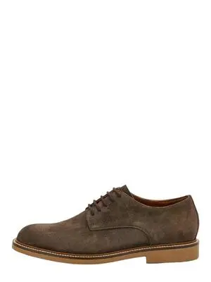 FRAU Suede Lace-up Shoes - Brown