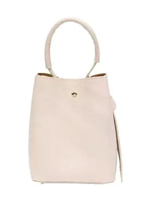 FRAU Mini Leather Bucket Bag - Neutrals