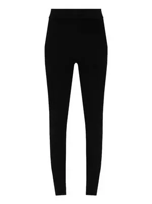 Fear Of God Essentials Ribbed-knit Trousers - Black