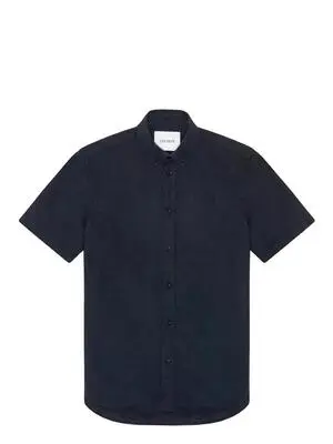 LES DEUX Konrad Short-sleeve Shirt - Blue