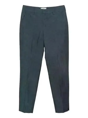 PT TORINO Pressed-crease Slim-fit Trousers - Blue