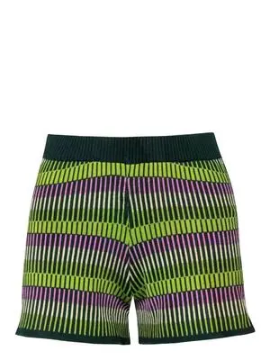 BAOBAB Kina High-rise Striped Shorts - Green