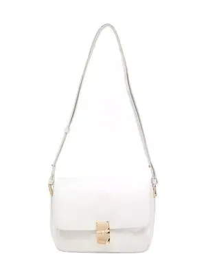 A.p.c. Grace Soft Leather Shoulder Bag - Neutrals