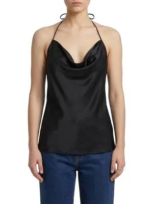 Valentino Garavani Halter Neck Top - Black