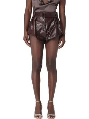 Magda Butrym Belted Shorts - Brown