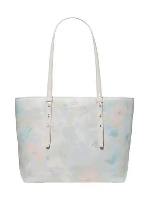 Kate Spade New York Leather Tote With Floral Print - Multi