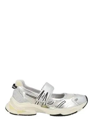 Ash Touch-strap Slip-ons - Silver